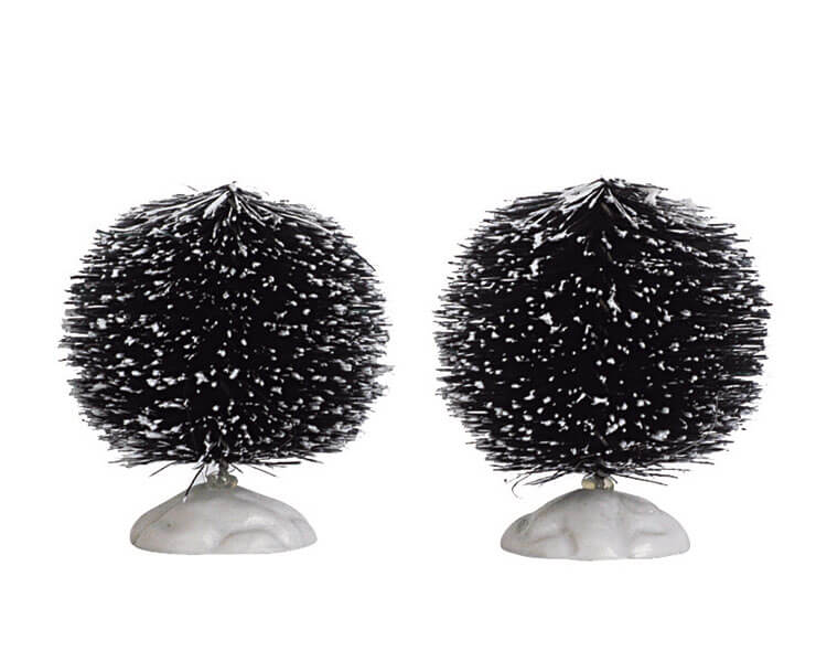 2 inch Round Bristle Tree, Set of 2