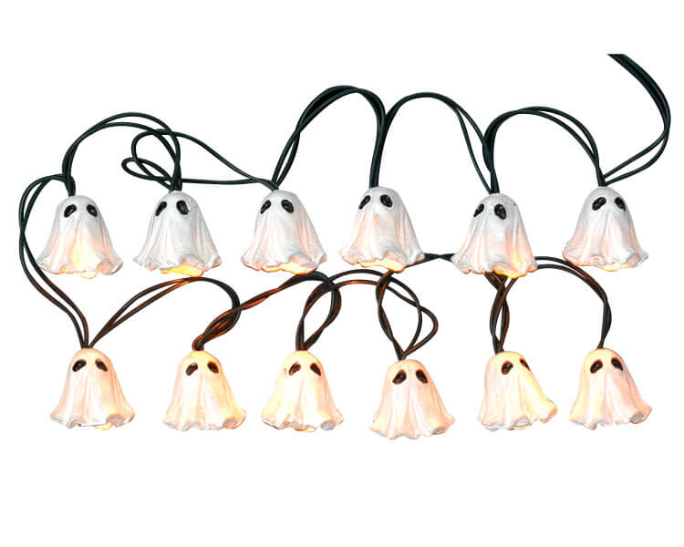 12 Lighted Ghostie String